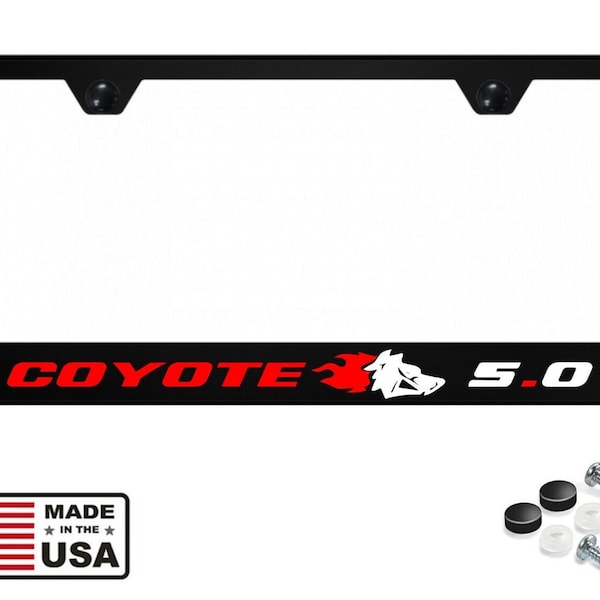 Coyote License Plate Frame - Etsy