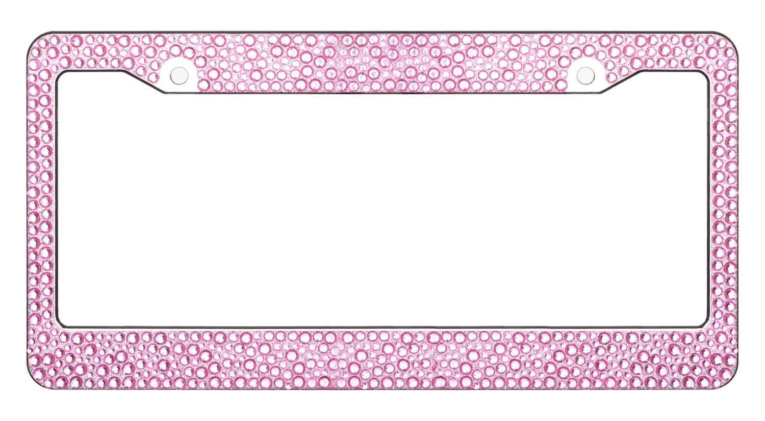 Pink Mix Sizes Crystal Rhinestone License Plate Frame With - Etsy