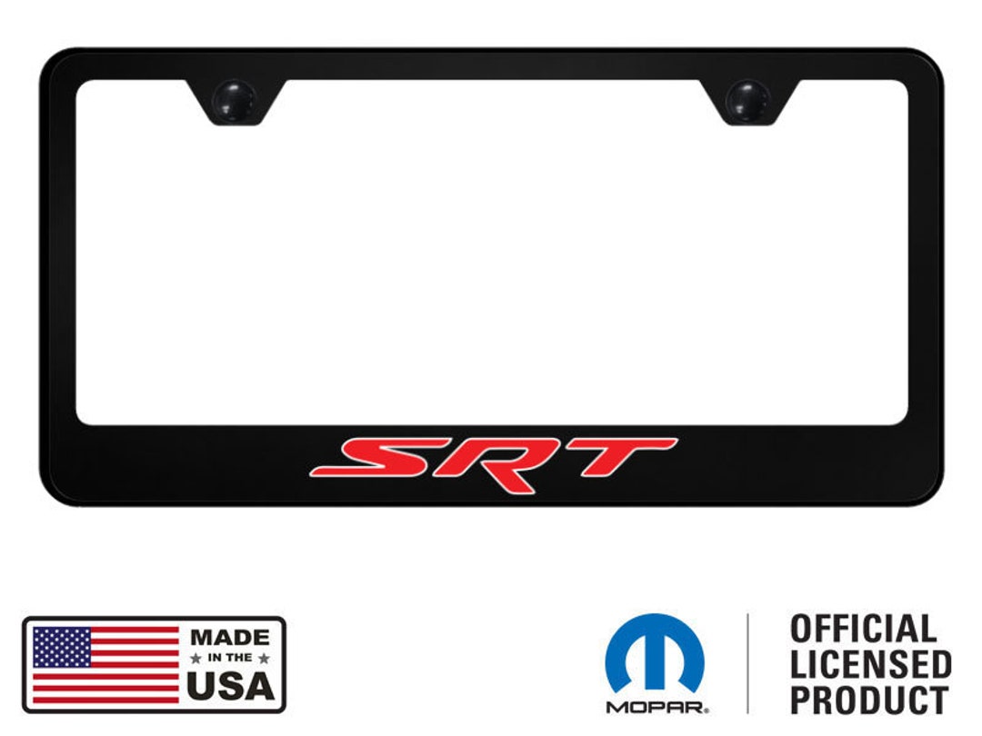 Srt Len License Plate Cover