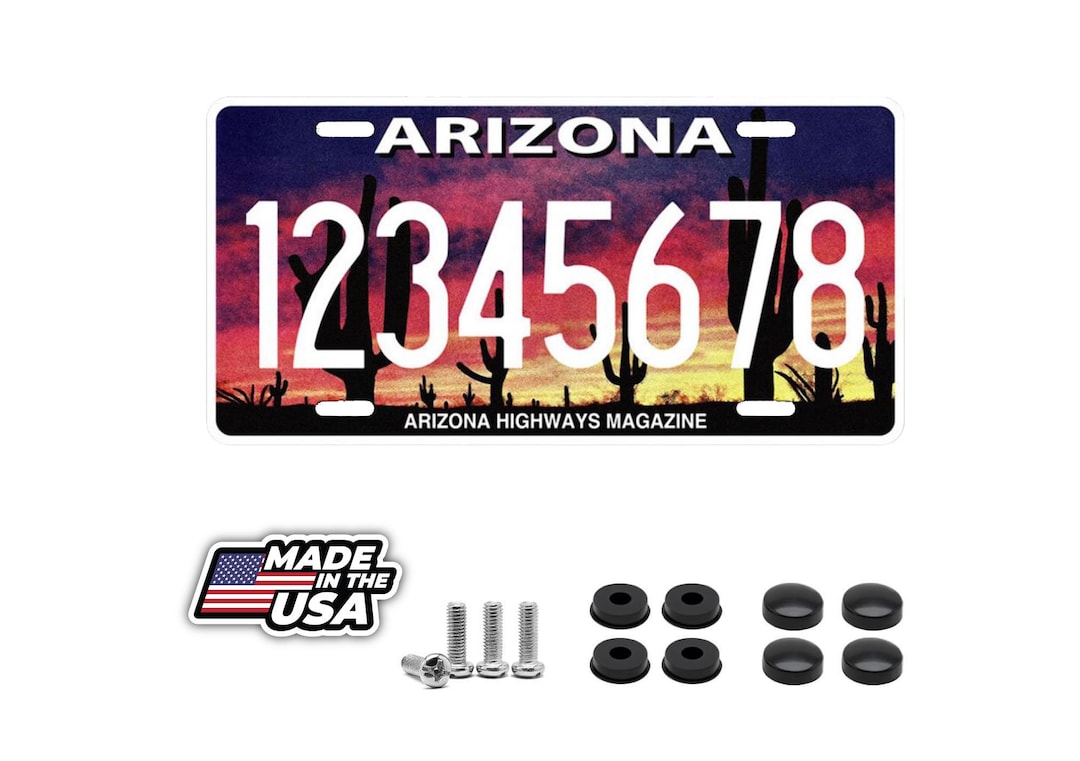 Arizona Highways Magazine Personalized Custom License Plate Your Name ...