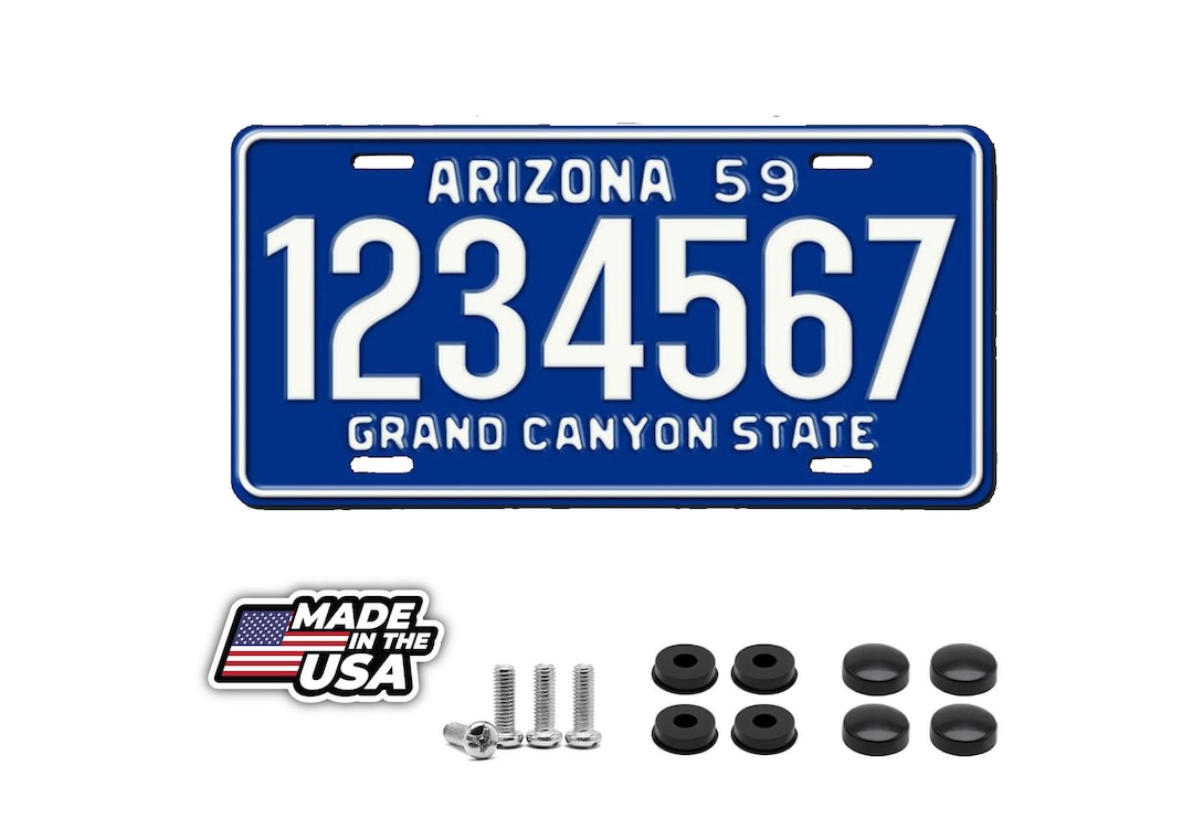 Arizona Grand Canyon State Personalized Custom License Plate Your Name ...