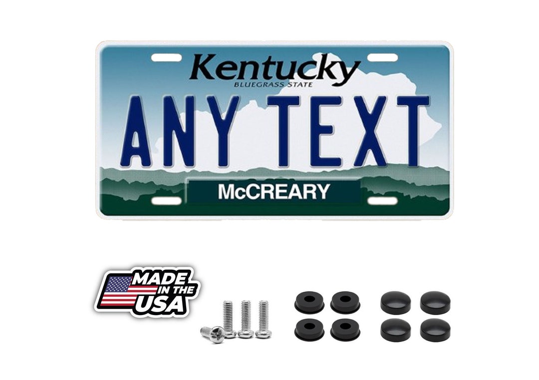 Kentucky Bluegrass State Personalized Custom License Plate Your Name ...