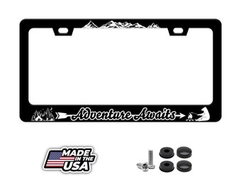 The Mountains Are Calling License Plate Frame License Plate mts02 ...