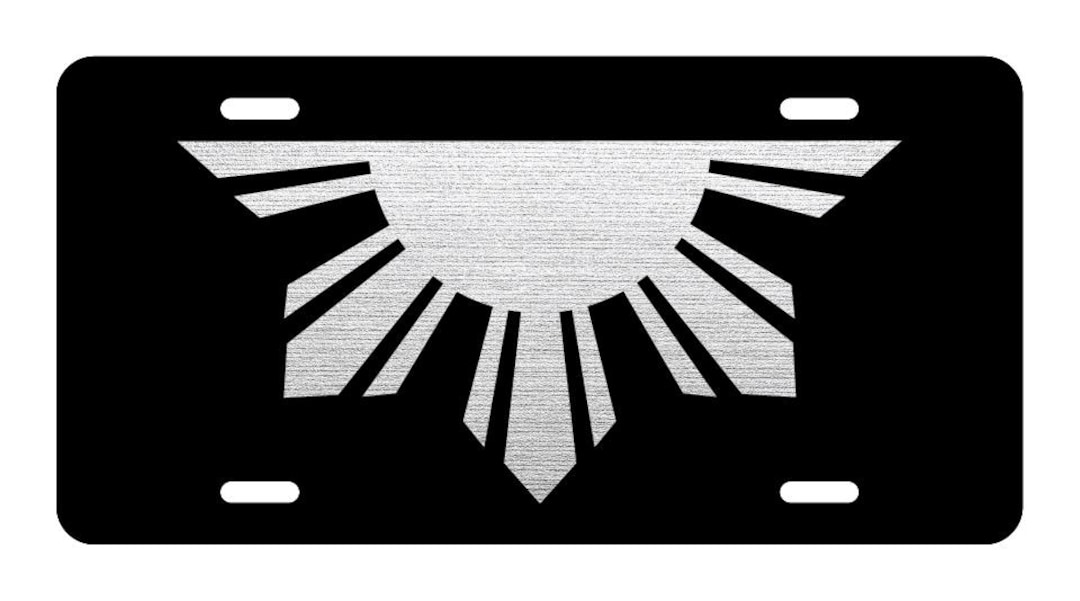 Philippine Filipino Sun Car Tag Laser Engraved Metal License Plate - Etsy