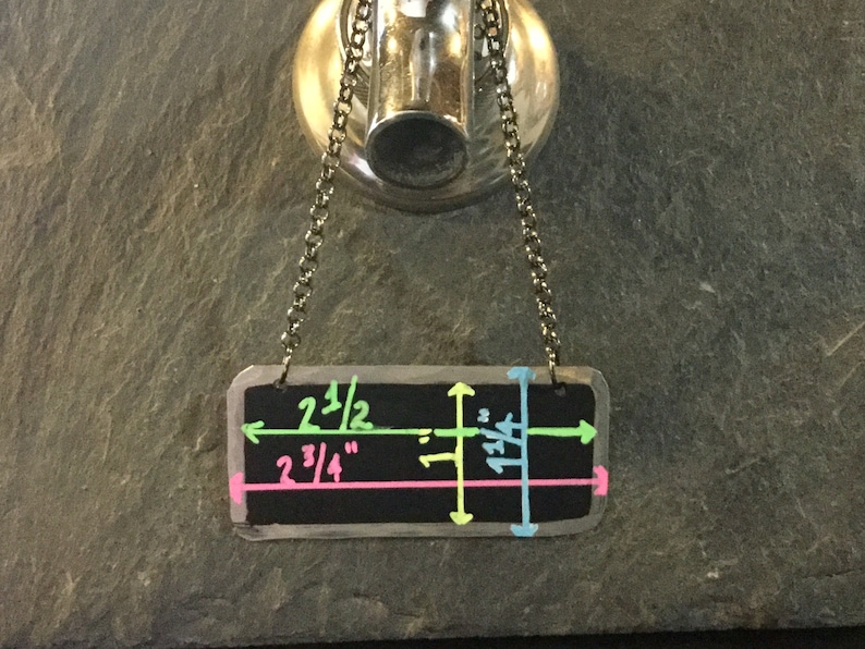 Galvanized Gray Metal Chalkboard ID Beer and Beverage Tag - Etsy