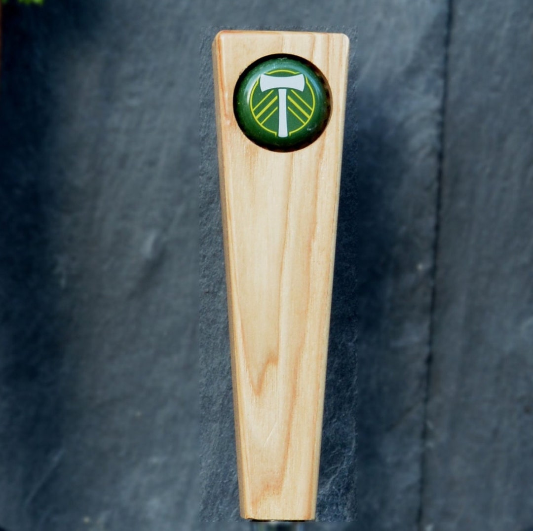 NEW LIMITED Edition- 6" HICKORY Wood Caphandles: Beer Tap Handles ...