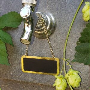 Brass Gold Metal Chalkboard ID Beer and Beverage Tag - Perfect for ...