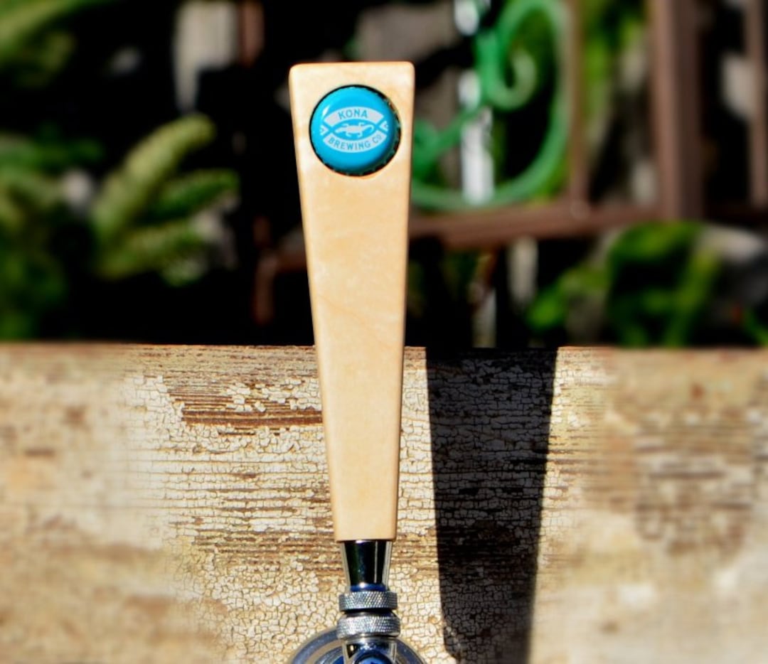 CAPHANDLES! - Beer Tap Handle of Solid Maple- Personalize It With Your ...