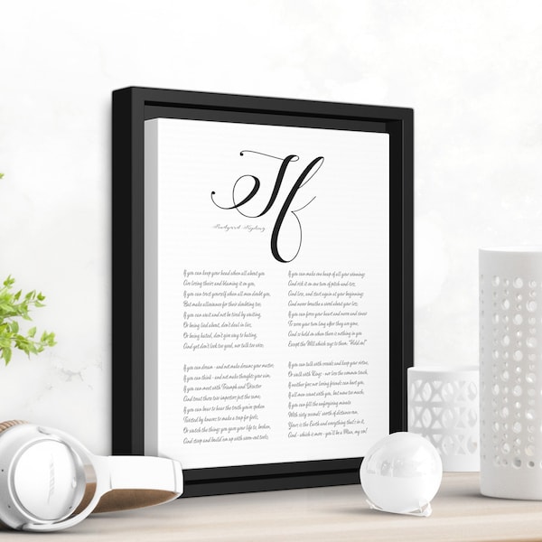 If Rudyard Kipling - Etsy