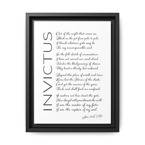 Invictus Poem - Etsy