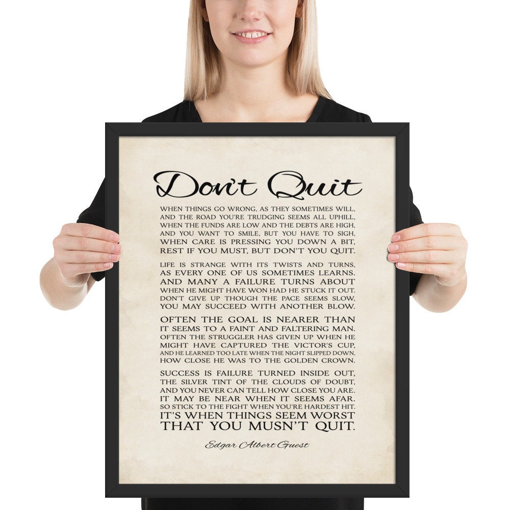 Dont quit poem edgar guest - jaderyte