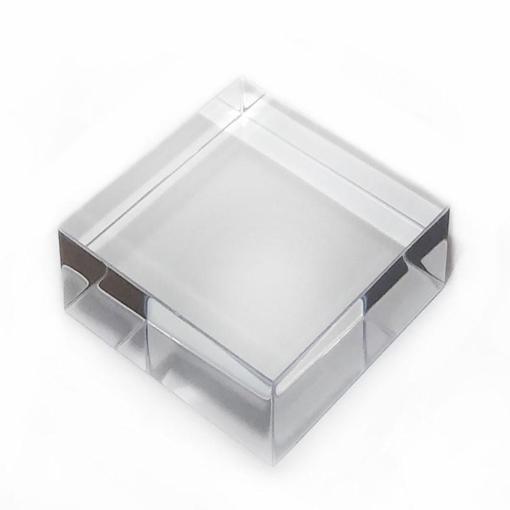 5 Pack 2x2x1 Inch Polished Acrylic Square Blocks - Durable Display ...