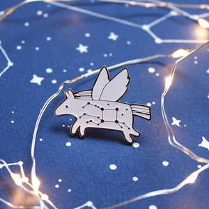 Pegasus Enamel Pin - Pegasus Constellation - Magic Horse Enamel Pin ...