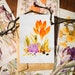 Orange Crocus Tukoni Looks Postcard Spring Flowers Card - Etsy