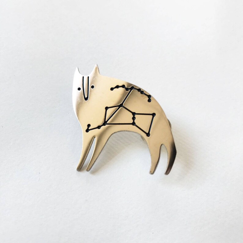 Wolf Orion Enamel Pin Orion Constellation Minimalist Pin | Etsy