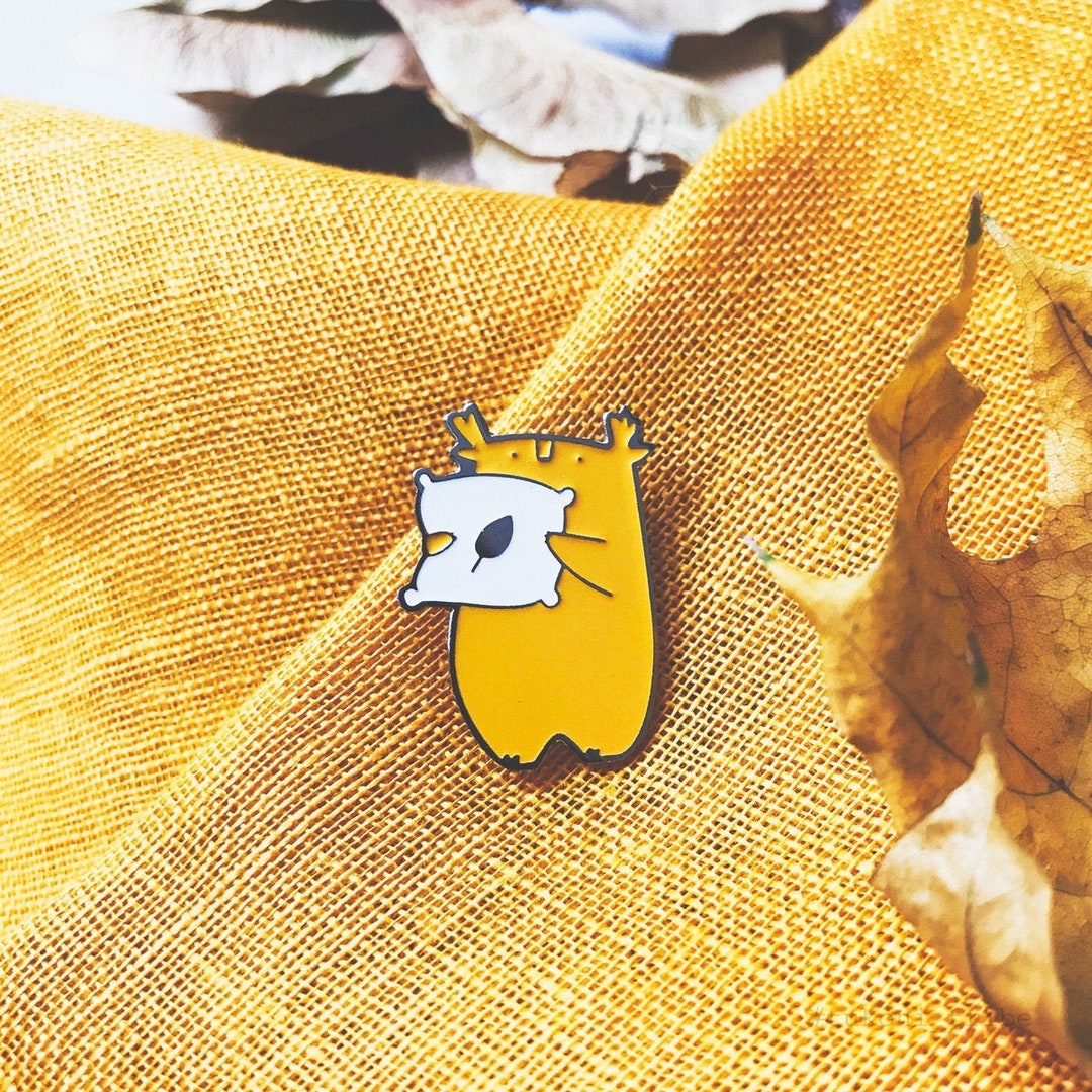 Tukoni With Pillow Enamel Pin - Naps Enamel Pin - Dreams Pin - Etsy
