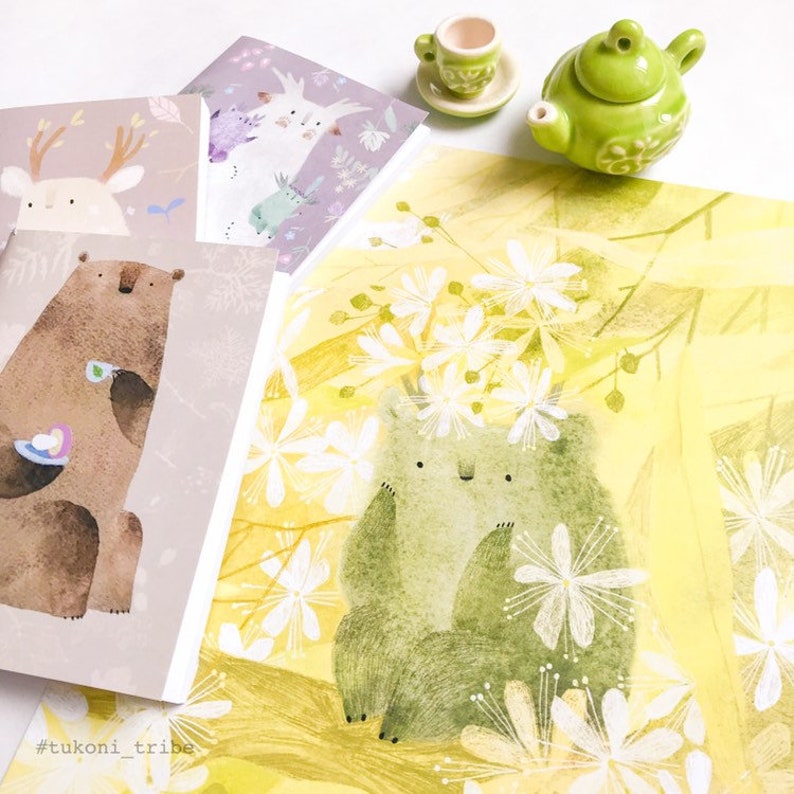 Linden Tukoni Poster Watercolour Print Tree Spirit Poster - Etsy