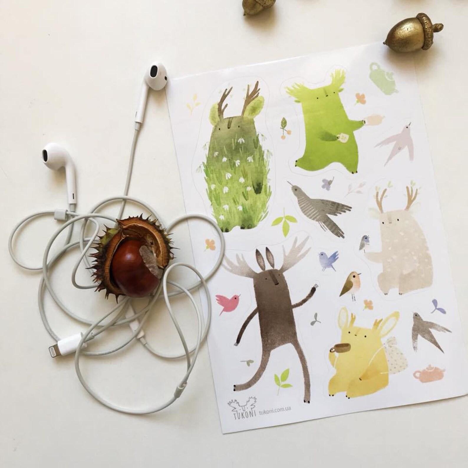 Animal Stickers Tukoni Stickers Friend of Birds Nature | Etsy