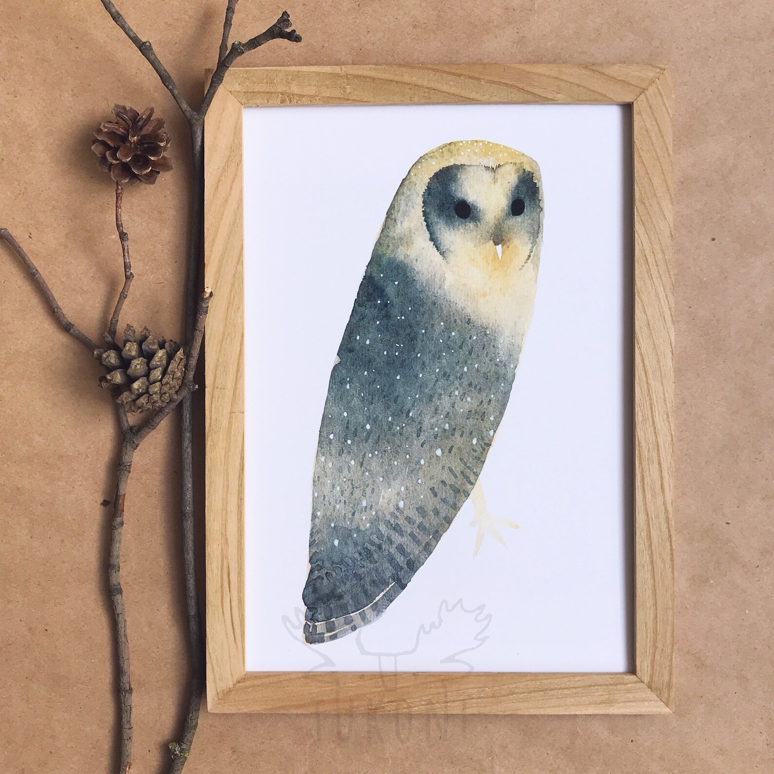 Barn Owl Print Tyto Barn Owl Painting Barn Owl Art Watercolor | Etsy