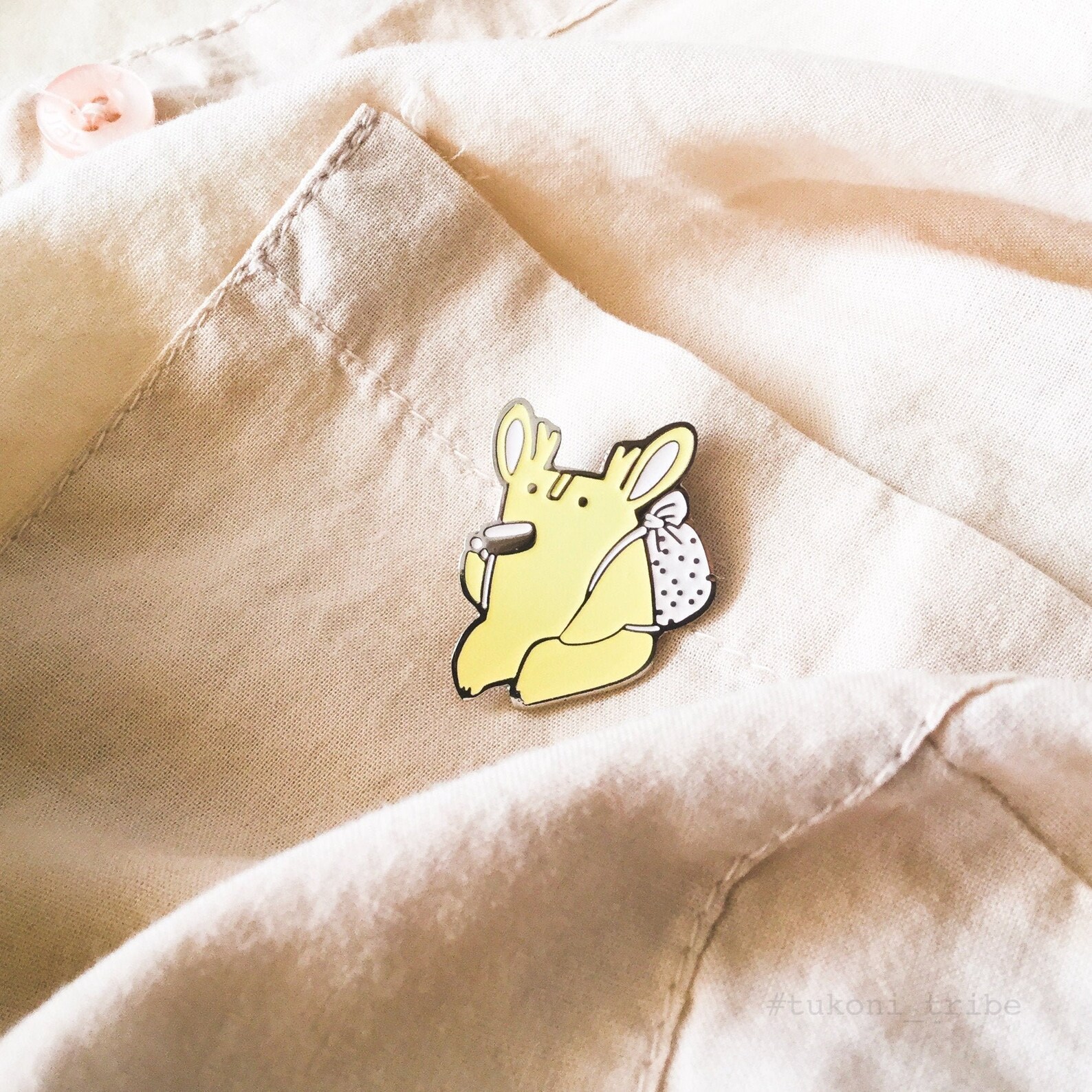 Tea Tukoni Enamel Pin Tea Enamel Pin Cute Enamel Lapel Pin | Etsy