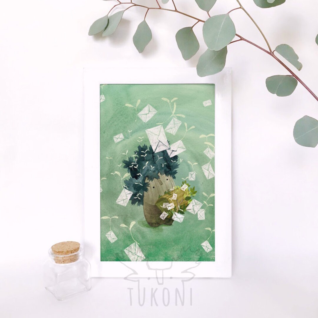 Maple Tukoni Poster Animal Print Nursery Nature Poster Forest Art ...