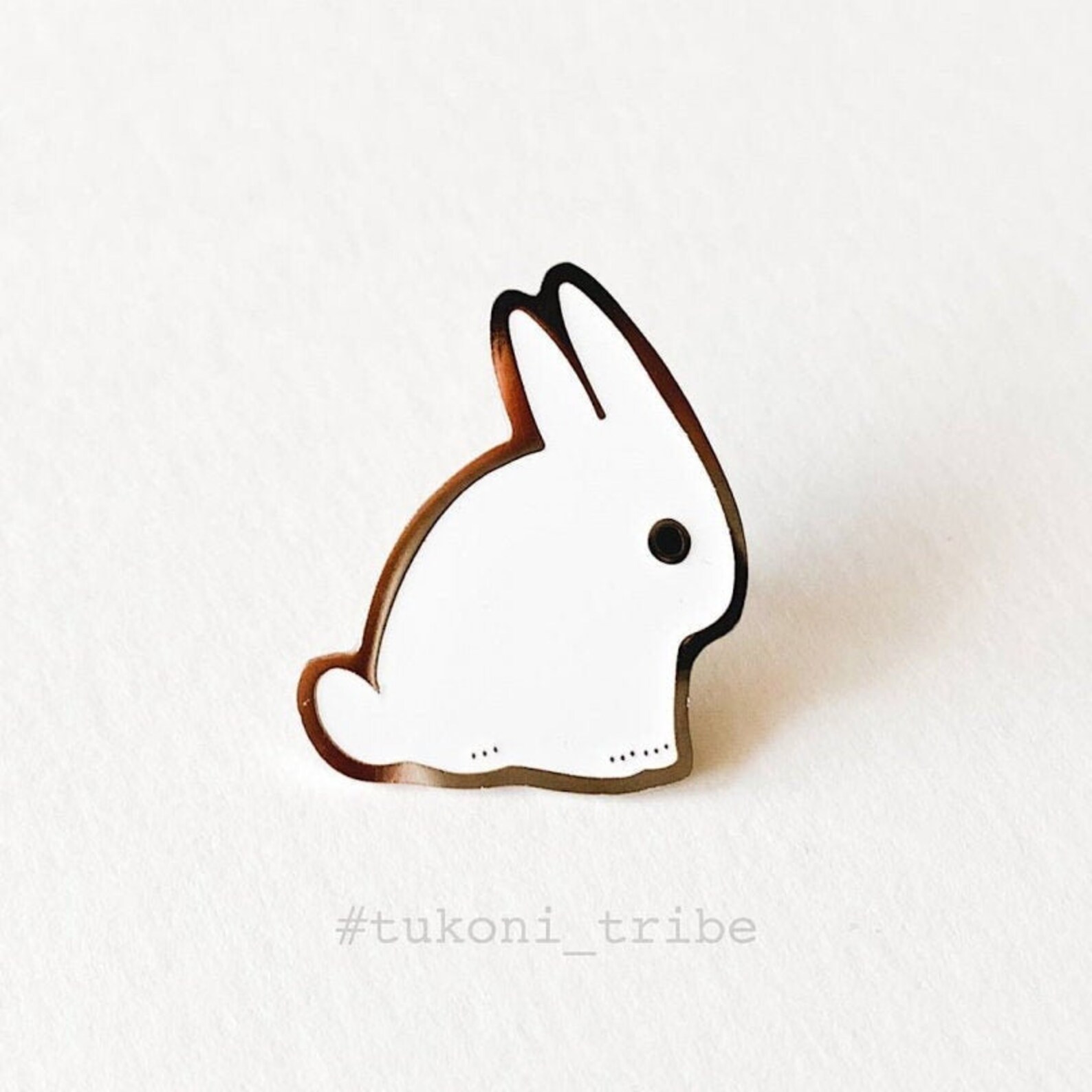White Bunny Enamel Pin Cute Rabbit Enamel Pin Hare Enamel | Etsy