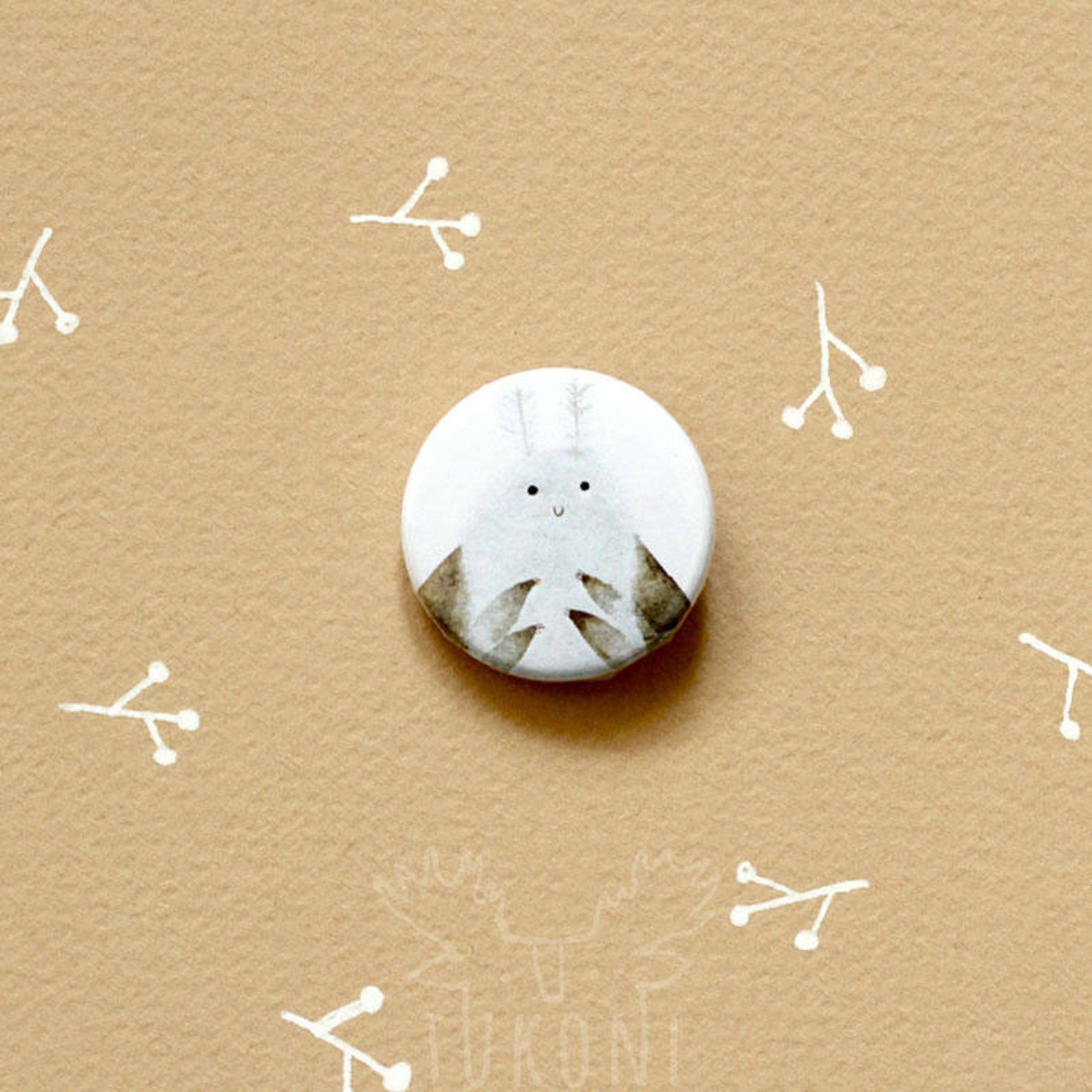 Moth Pin Moth Badge Moth Button Animal Button Badge Pin Moth - Etsy