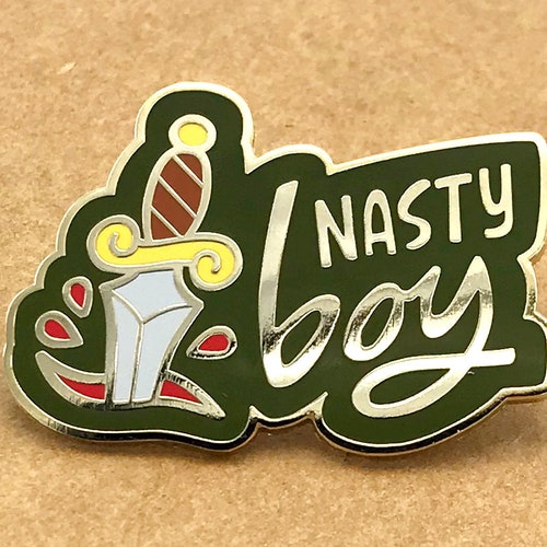 Nasty Boy Hard Enamel Pin Lapel Pin - Etsy