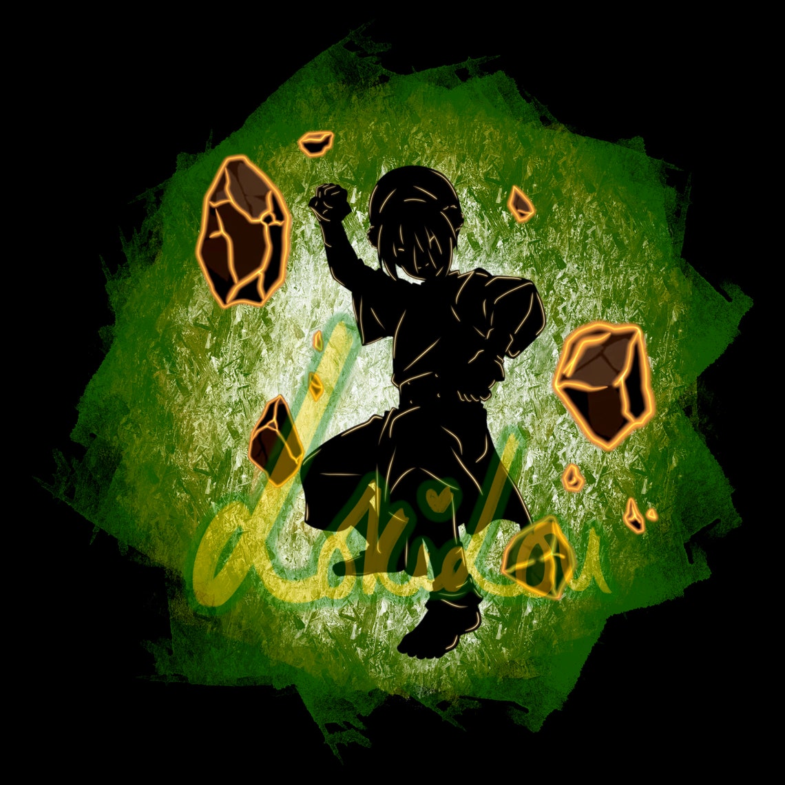 9 X Cartoon Elemental Bender Character Bundle PNG Digital Prints, DTF ...