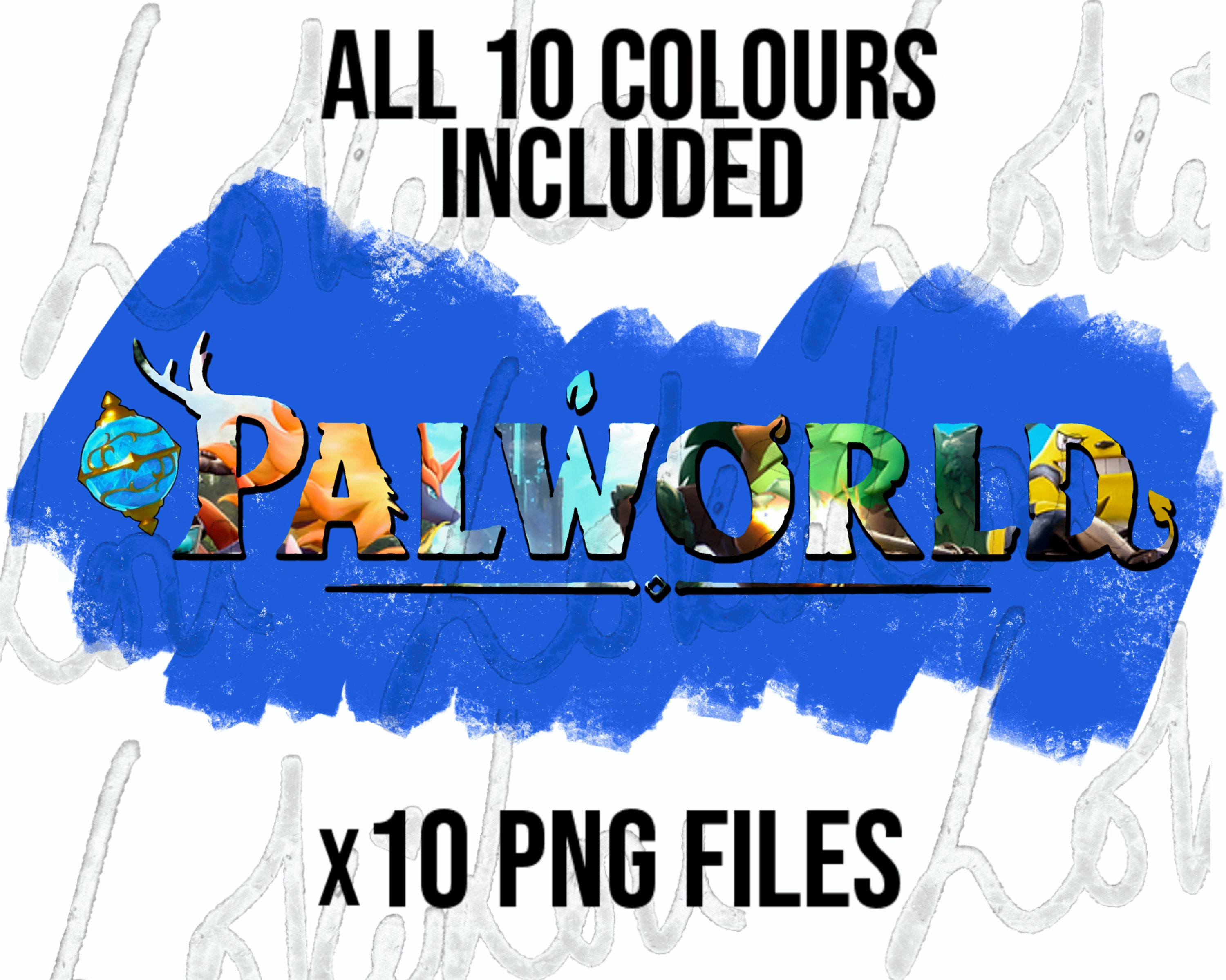 10 X Palworld PNG Digital Prints - Etsy