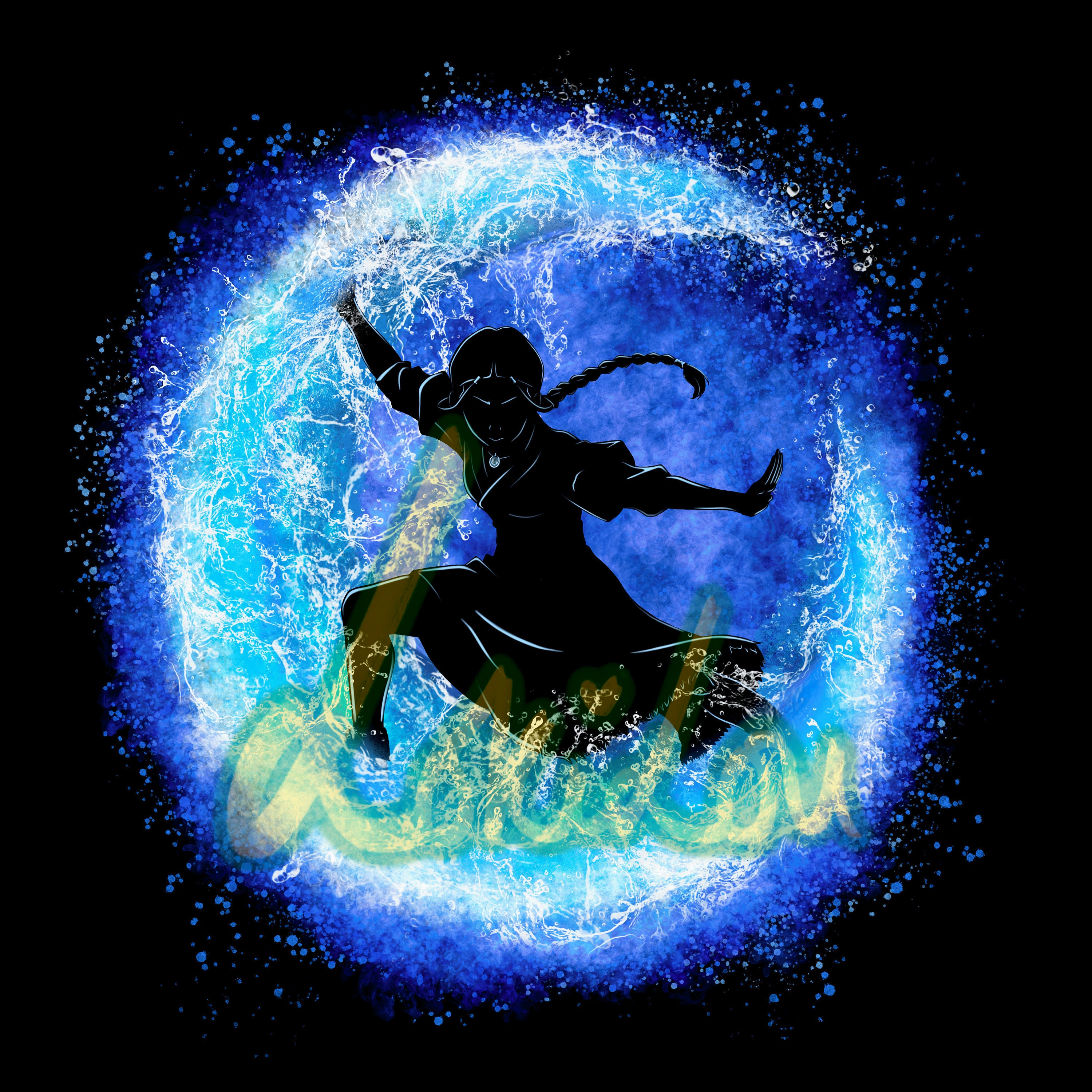 5 X Cartoon Elemental Bender Character PNG Digital Prints DTF ...