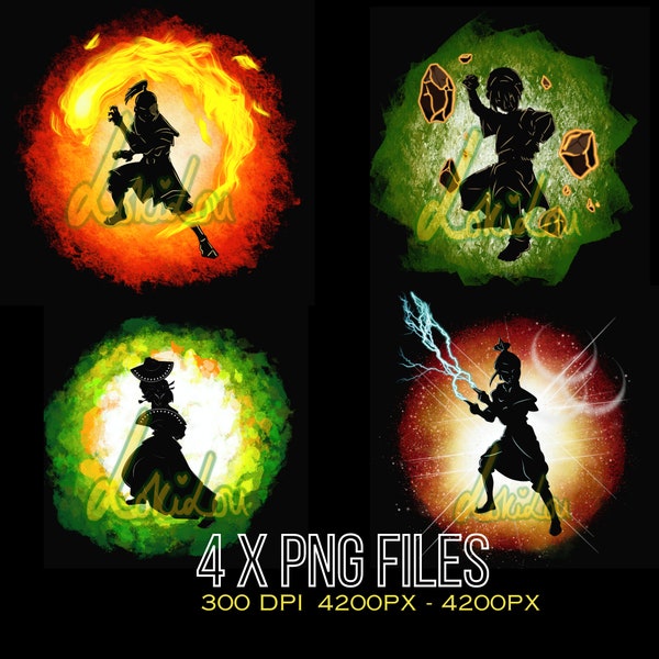 Airbender Svg - Etsy