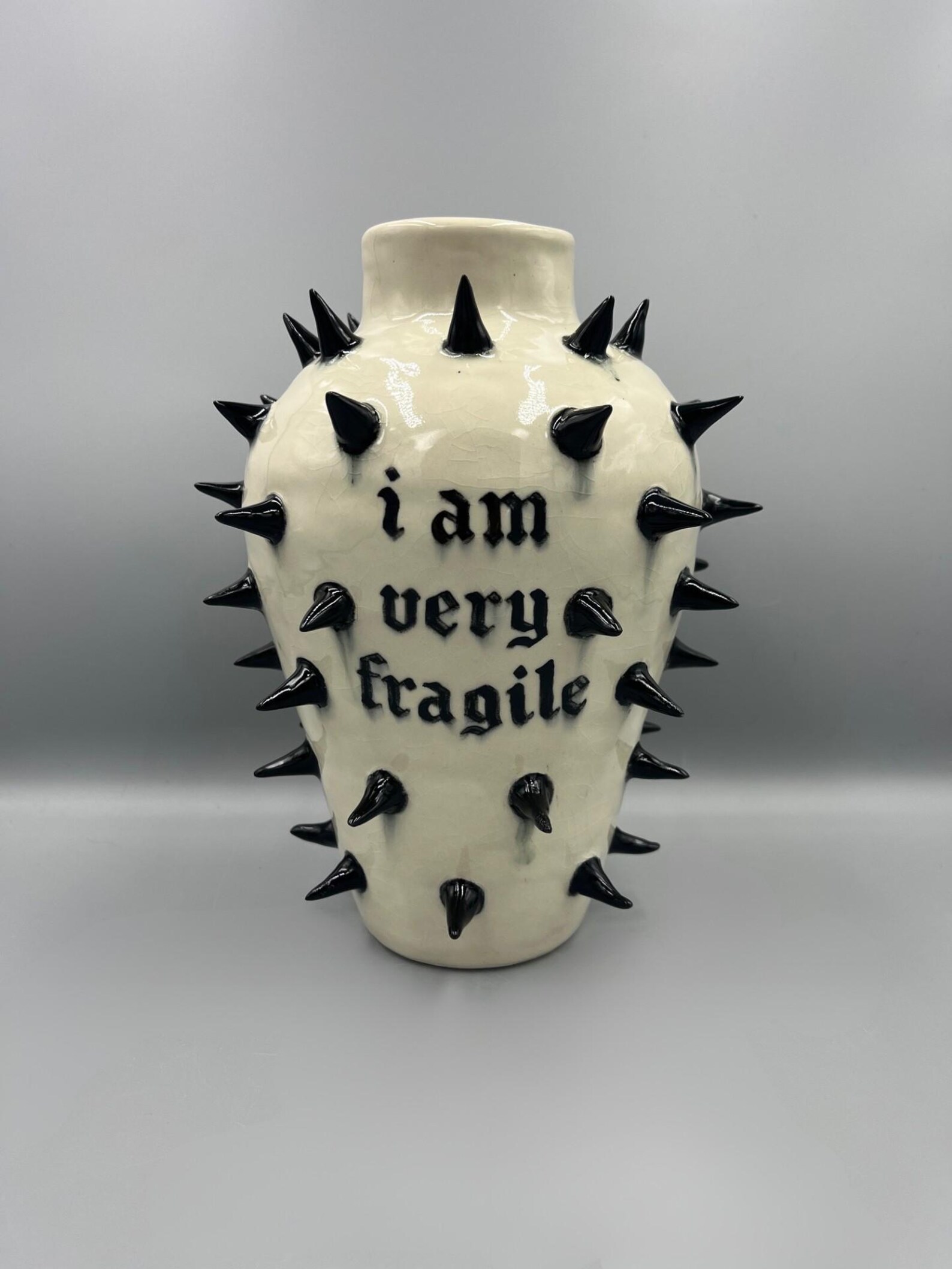 I Am Very Fragile Porcelain Vase - Etsy UK