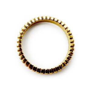 Vintage 18k Band Ring Beaded Edge Stacking Size 5.75 - Etsy