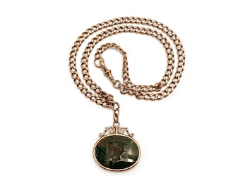 Antique Signed Austin & Stone Gold Filled? Pocket Watch Fob Chain or ...