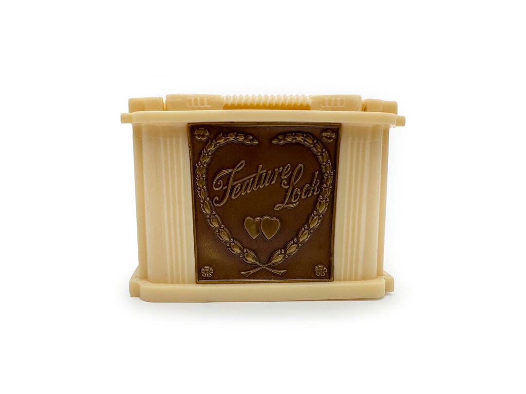 Retro Ring Box for Feature Lock With Pop-up Platform Hollywood Regency ...