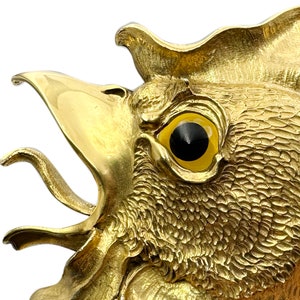 Christopher Ross Rooster Belt Buckle 24k Gold Plate Wearable Sculpture ...