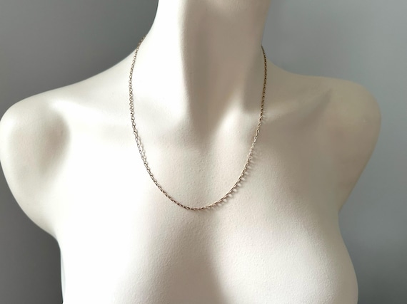 Vintage 8ct Gold Chain 21 Inches Long - Gem