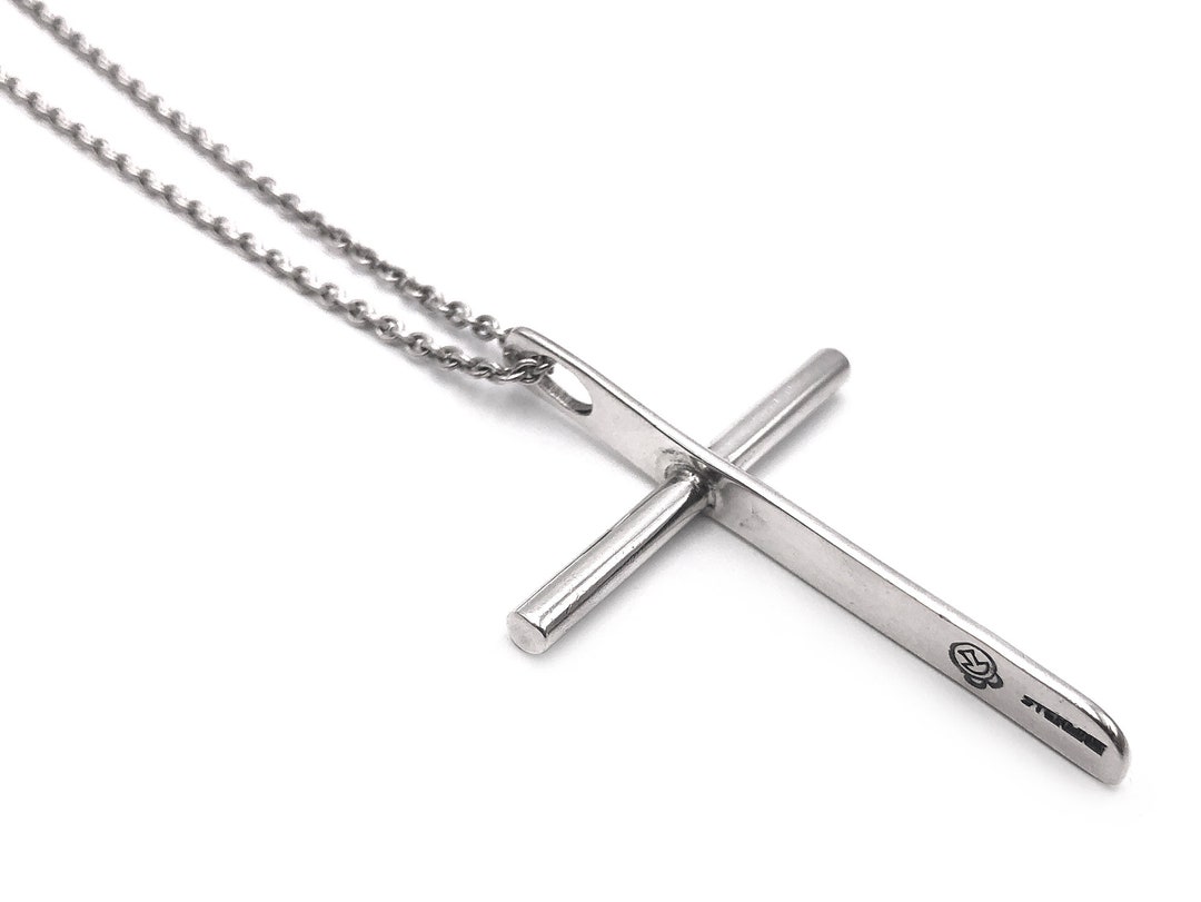 Sam Kramer Sterling Silver Large Modernist Cross Mushroom Mark - Etsy