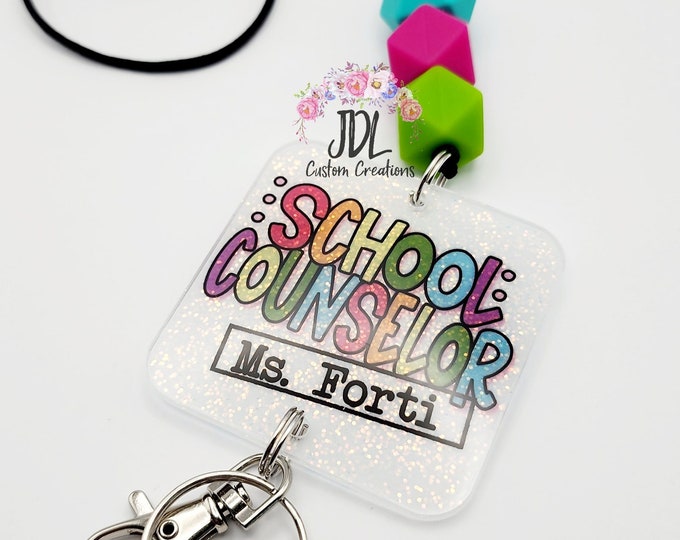 Little Miss School Counselor Pin / Counselor Lanyard Pin / Little Miss ...
