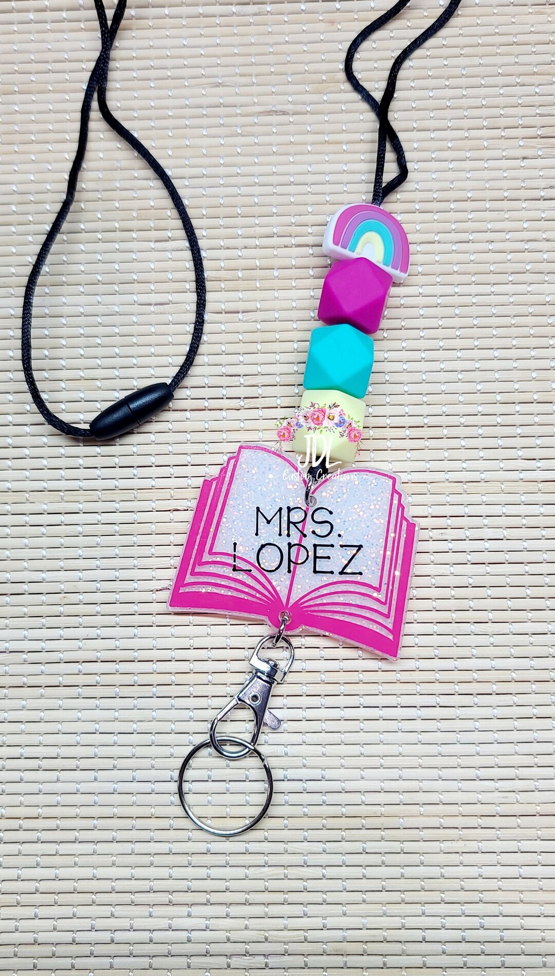 Teacher Lanyard Open Book Lanyard Librarian Lanyard - Etsy