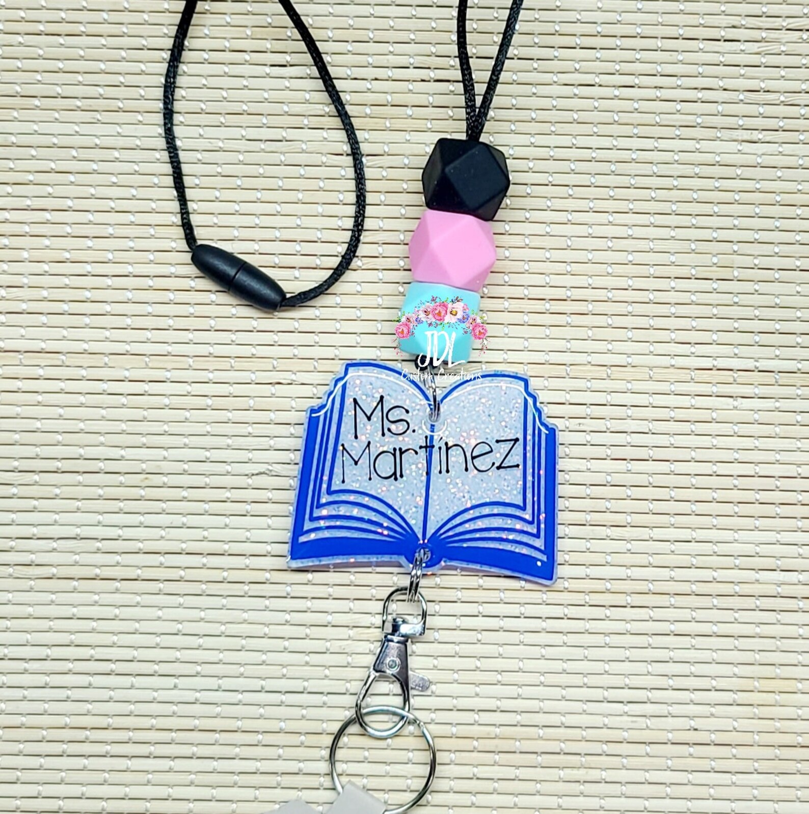 Teacher Lanyard Open Book Lanyard Librarian Lanyard - Etsy