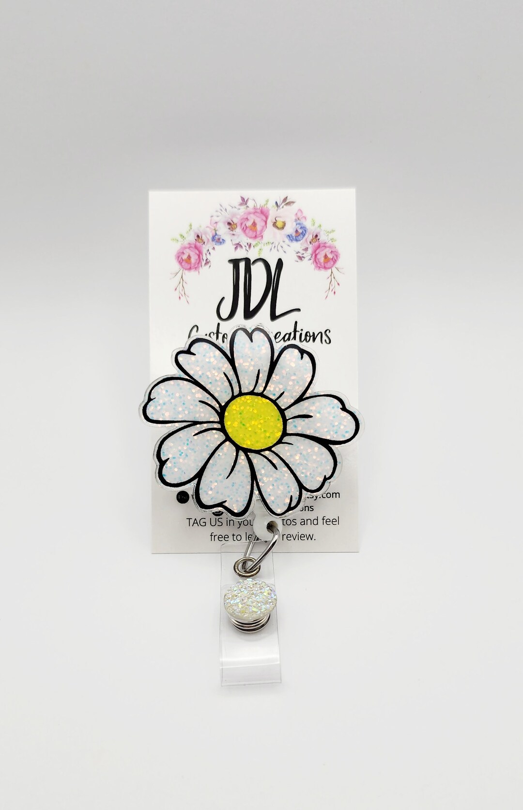Daisy Badge Reel - Daisy ID Badge Reel - Nurse Badge Reel - Medical ...