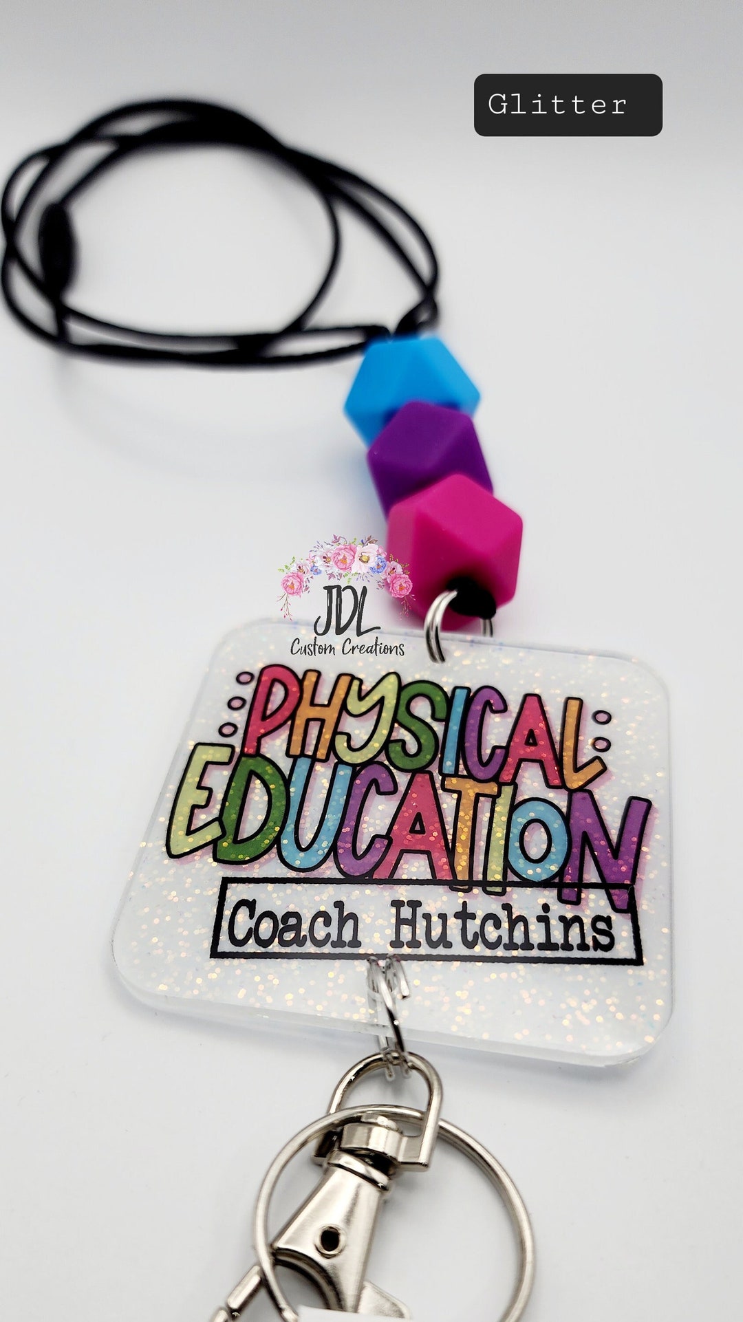 Physical Education Teacher Lanyard - PE Teacher Lanyard - Trendy ...