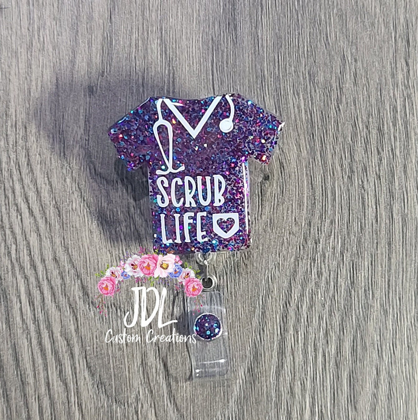Scrub Life Badge ReelsMedical Badge ReelsCute Badge | Etsy