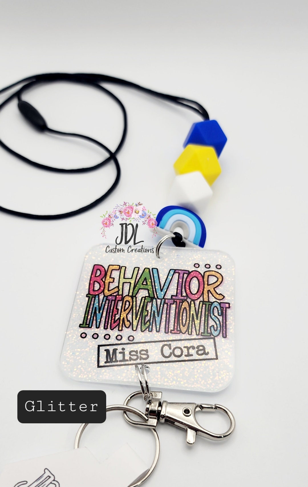 Behavior Interventionist Lanyard - Teacher Behavior Lanyard - Trendy ...