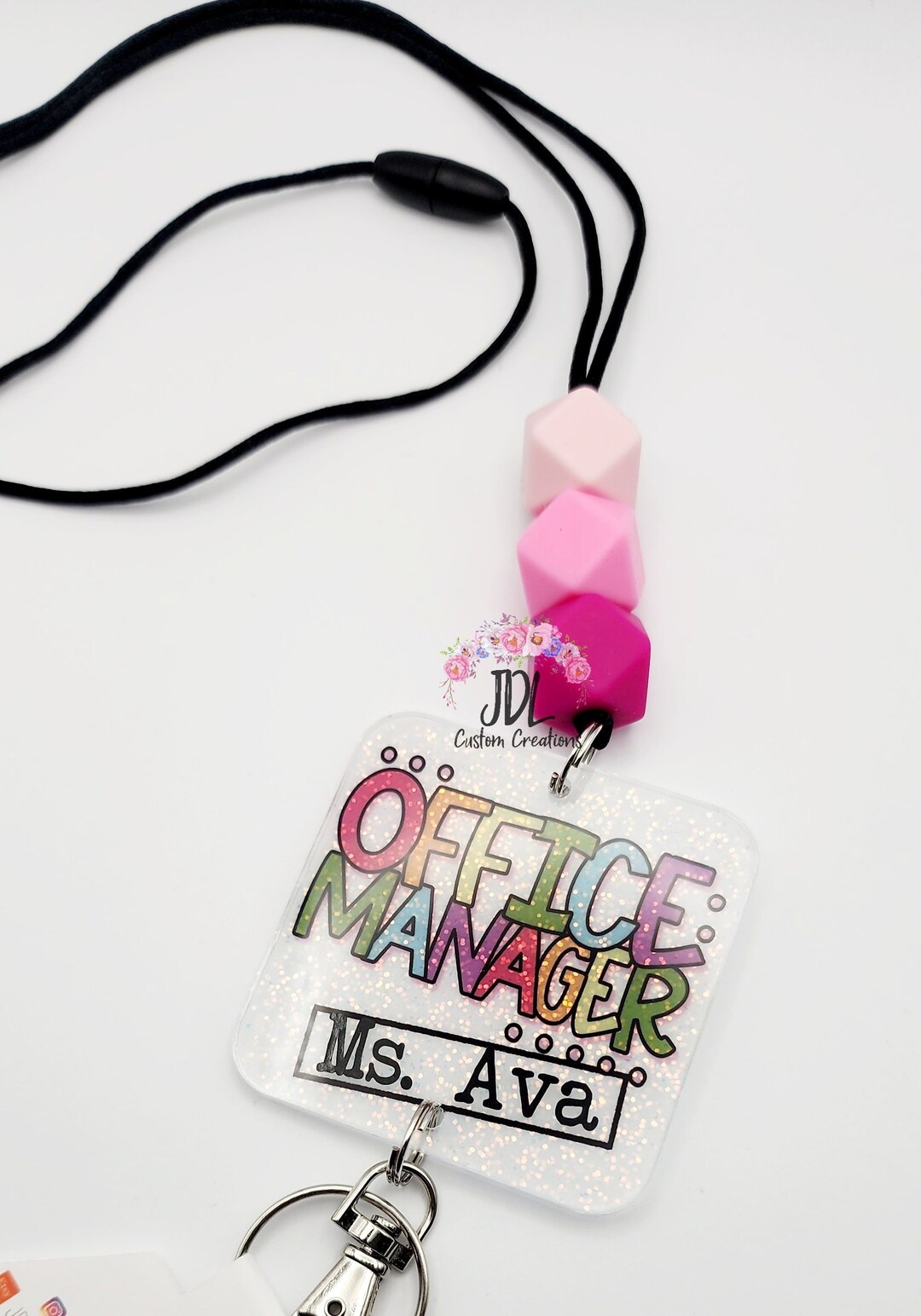 Office Manager Lanyard - School Office Manager Lanyard - Trendy Lanyard ...