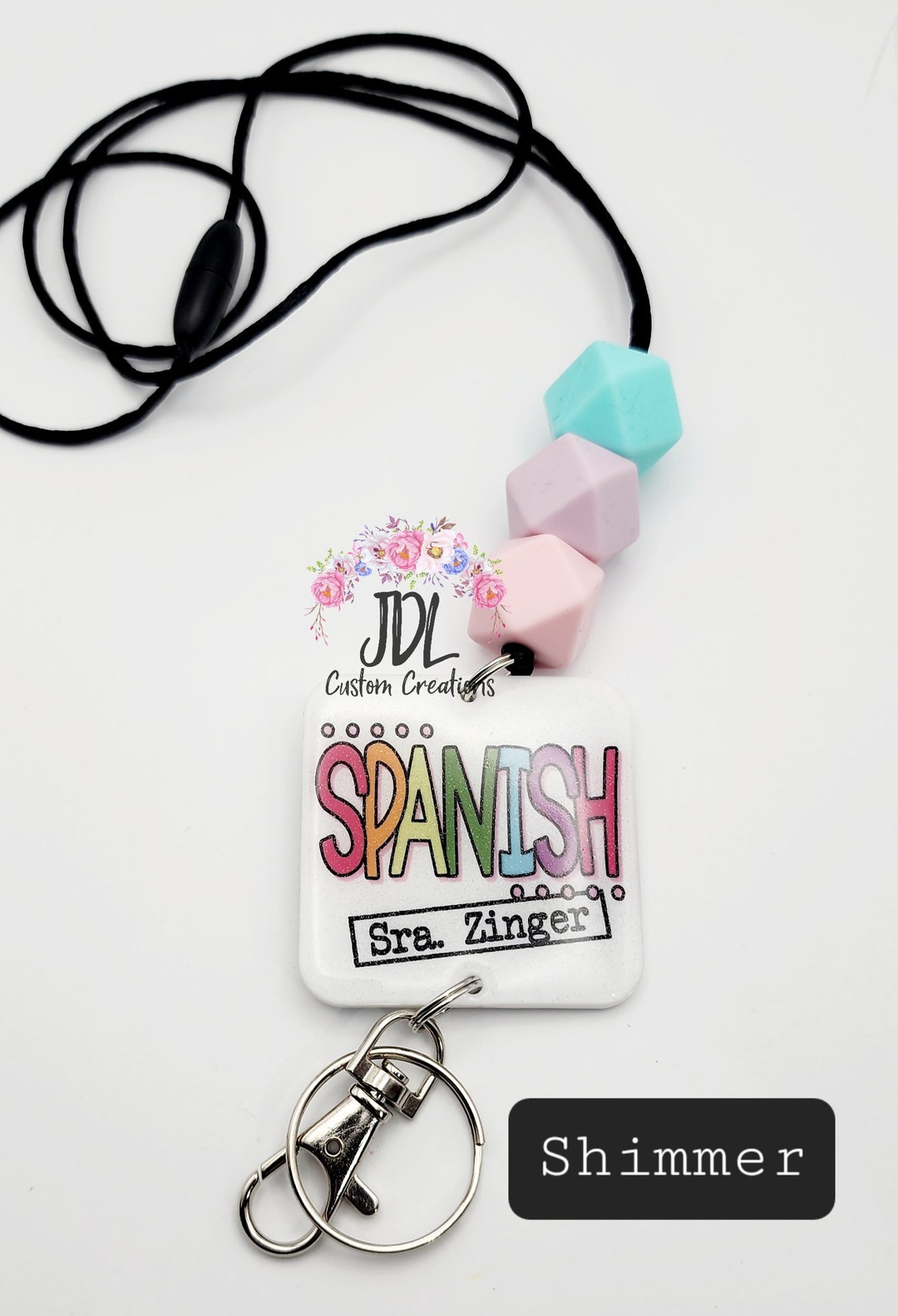 Spanish Teacher Lanyard Cute Spanishteacher Lanyard Trendy Lanyard ...