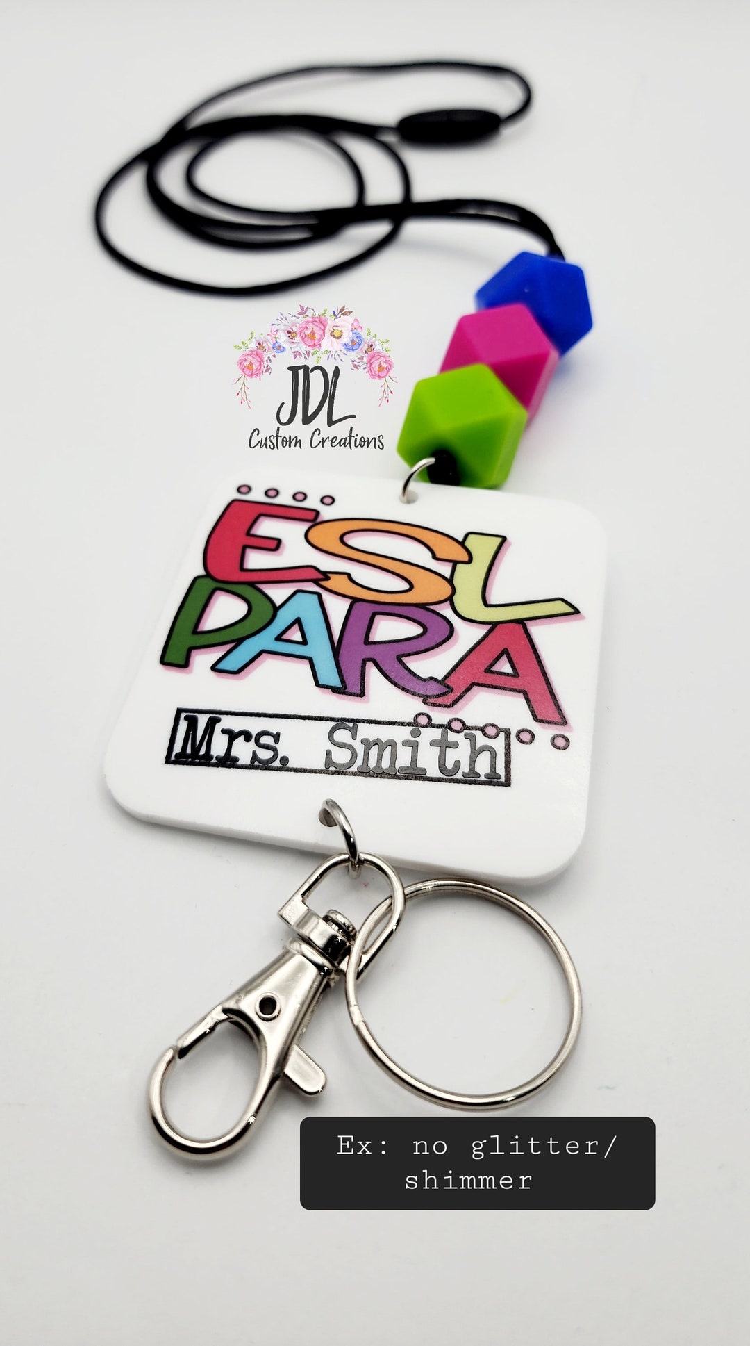 ESL Para Teacher Lanyard - Cute ESL Para Teacher Lanyard - Cute Trendy ...