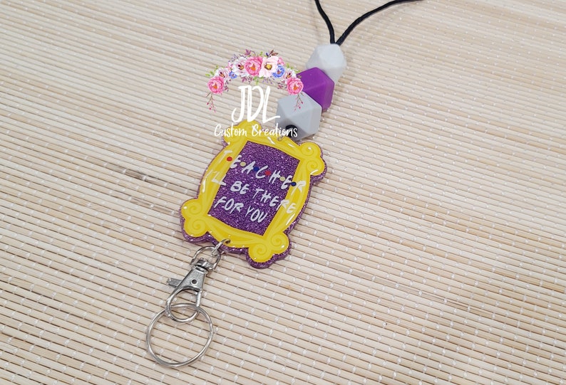 Teacher Lanyard FRIENDS Frame Lanyard Trendy Lanyard | Etsy